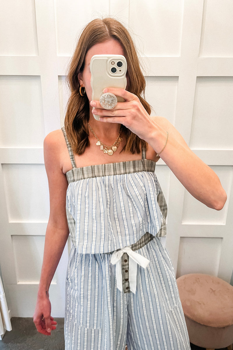 Moore Striped Tank | BluePeppermint Boutique